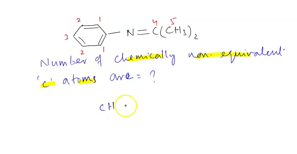 SOLVED: How many kinds of chemically non-equivalent carbons are there ...