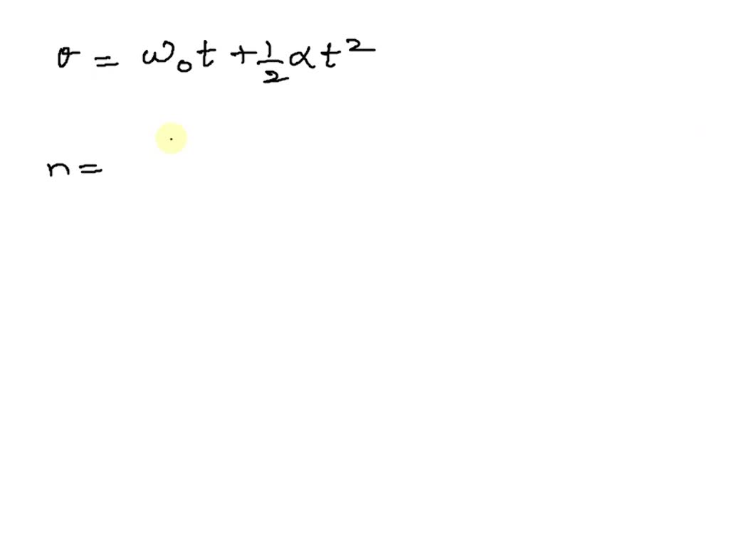 Solved A Wheel Rotates About A Fixed Axis With An Initial Angular