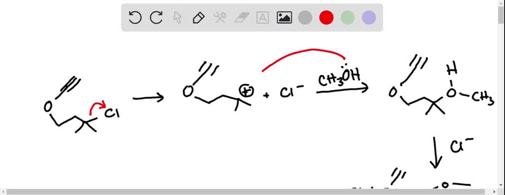 For the photochemical halogenation reaction below, draw both ...