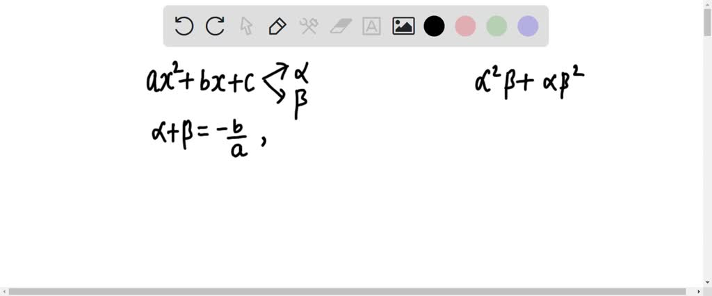 If alpha and beta are the zeros of the quadratic polynomial ax^2 + bx + c, then evaluate alpha ...