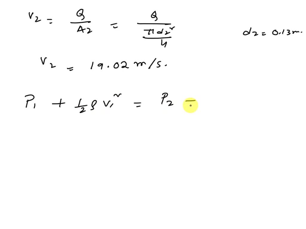 SOLVED: 3.10+10 ptsThe pipe bend has D=30 cm and D=15 cm.When water at ... SOLVED: 3.10+10 ptsThe pipe bend has D=30 cm and D=15 cm.When water at ...