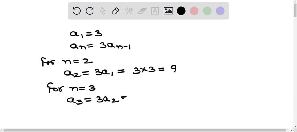 Solved Recursion Formula Write The First Four Terms Of The Sequence The Sequence Given Is 8718