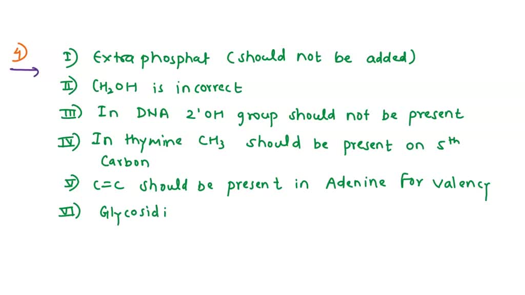 SOLVED: A genetics student was asked to draw the chemical structure#N#of an adenine- and thymine ...