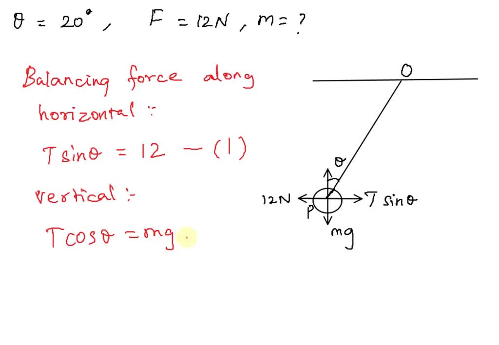 SOLVED: A particle P is attached to one end of a light inextensible string. The other end of the ...
