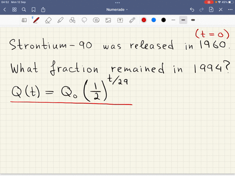 In the early 1960s, radioactive strontium-90 was released...