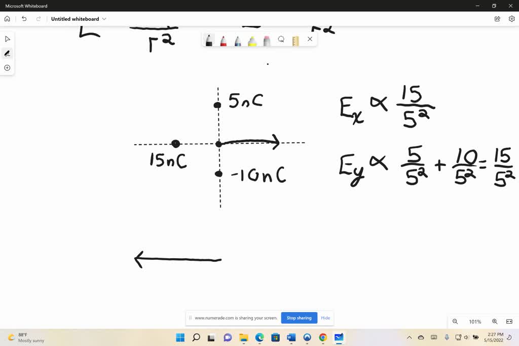 solved-three-point-charges-are-positioned-in-the-x-y-plane-as