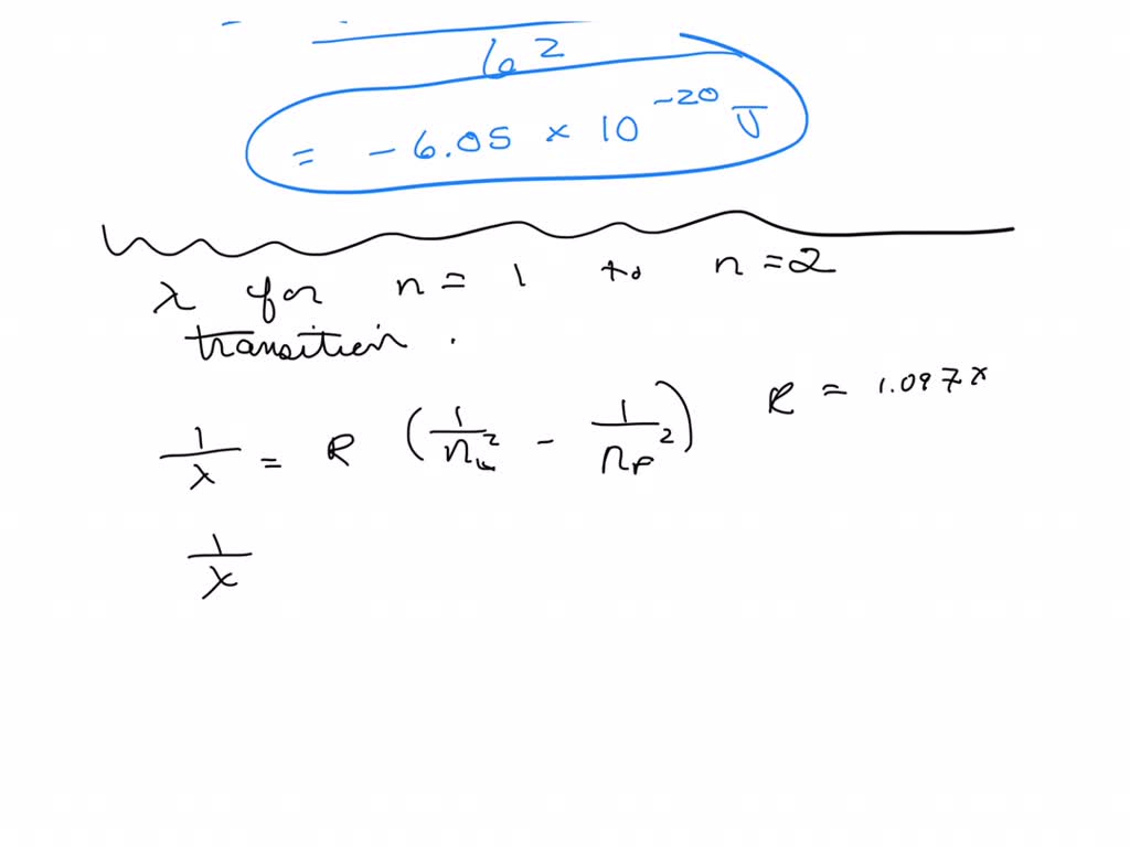 Solved Using The Bohr Model Determine The Energy Of An Electron With