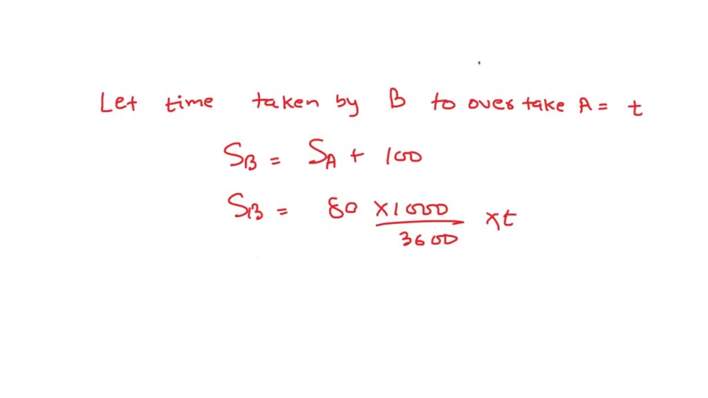 SOLVED Two Cars Are Traveling At The Same Speed Of 70 Kph On A Level