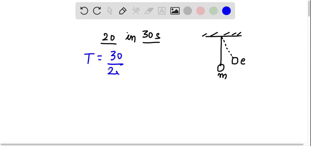 SOLVED: A simple pendulum completeso 20 oscillations in 30 seconds how ...