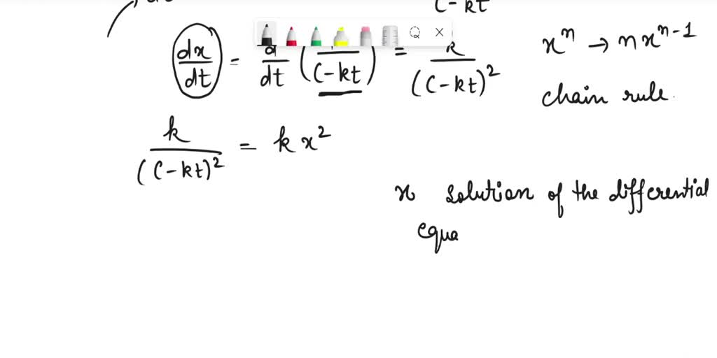 SOLVED: Problems 43 through 4k concern the differential equation dx/dt ...
