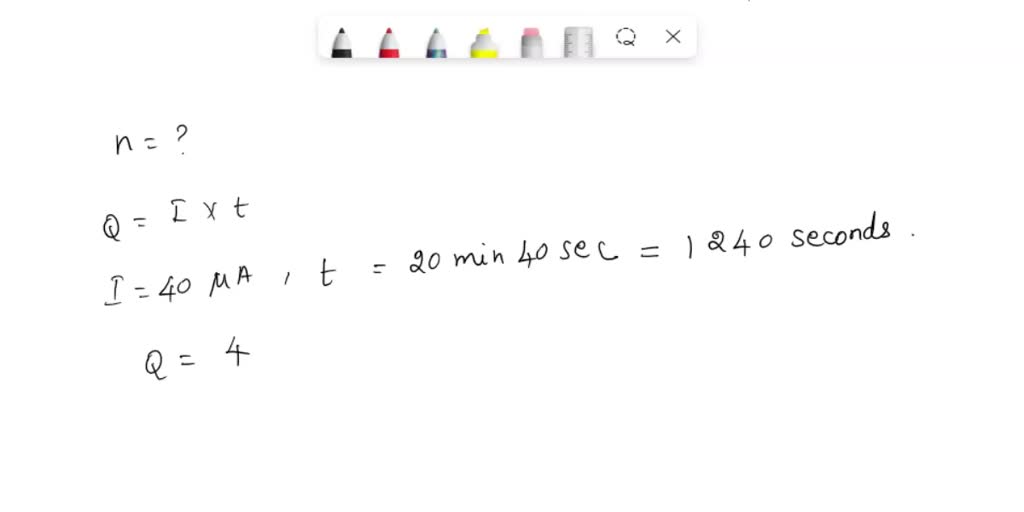 SOLVED: Calculate the total number of electrons flowing through a ...
