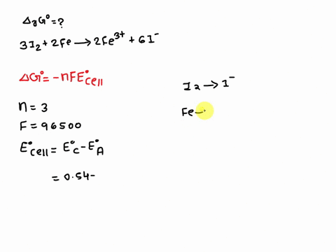 Problem 1 15 the redox reaction between ferricyanide and...