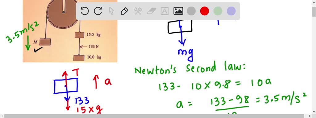 SOLVED: Three objects are connected by massless, inextensible wires ...