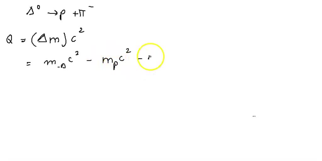 SOLVED: Example 2.17: Kinetic Energy and Motion of Lambda and Pi Mesons in a Particle Collision ...