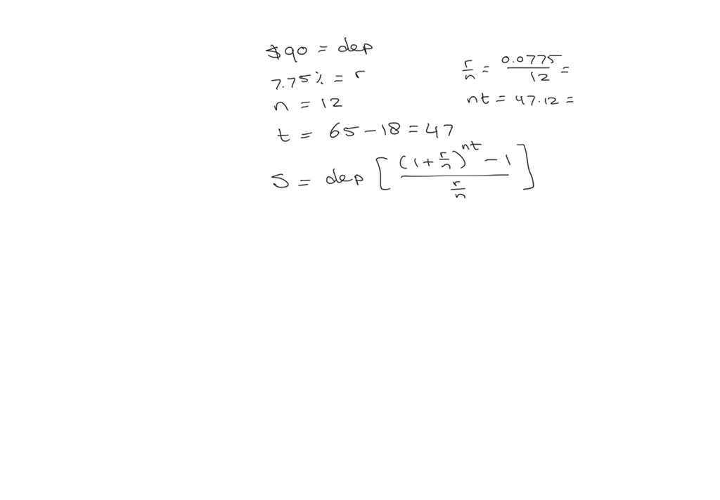 SOLVED: Use the savings plan formula to answer the following question ...