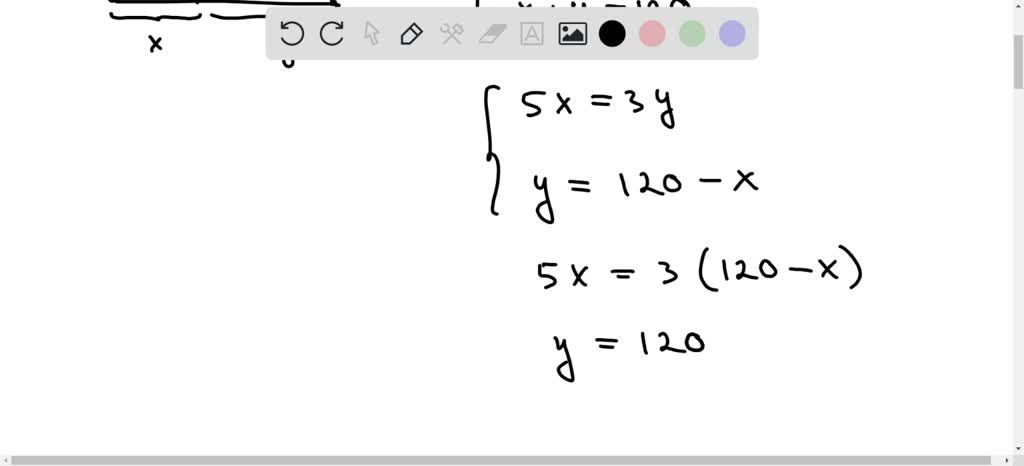 SOLVED: A board 120 inches long is divided into 2 sections. If the ...