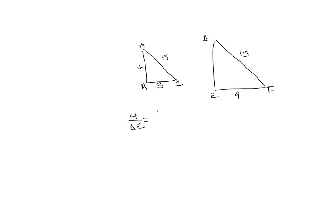 SOLVED: Here is triangle ABC. Triangle DEF is similar to triangle ABC ... SOLVED: Here is triangle ABC. Triangle DEF is similar to triangle ABC ...