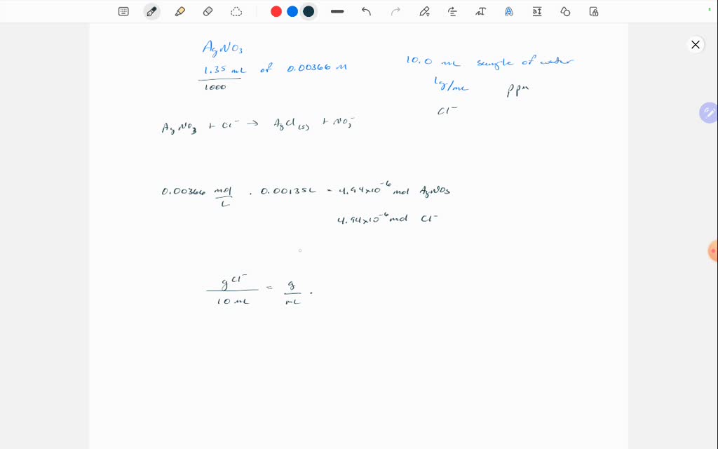 SOLVED: Silver nitrate, AgNO3, can be added to drinking water as a test ...