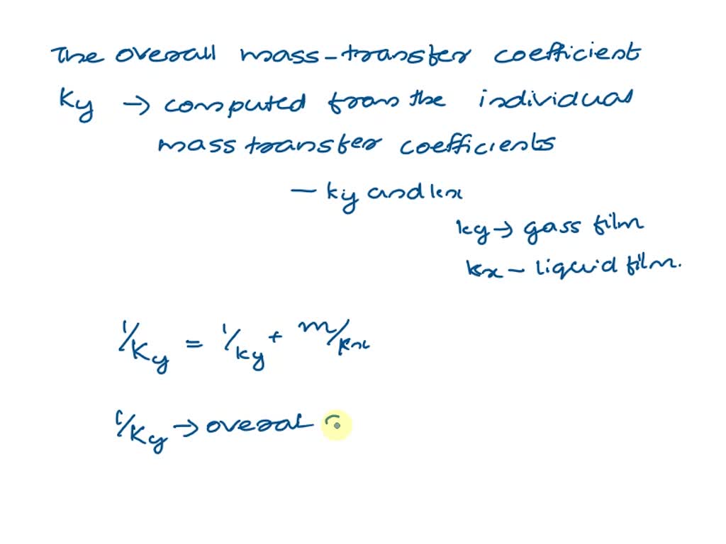SOLVED: Develop mass transfer problem and solve it either using Fick's law equation