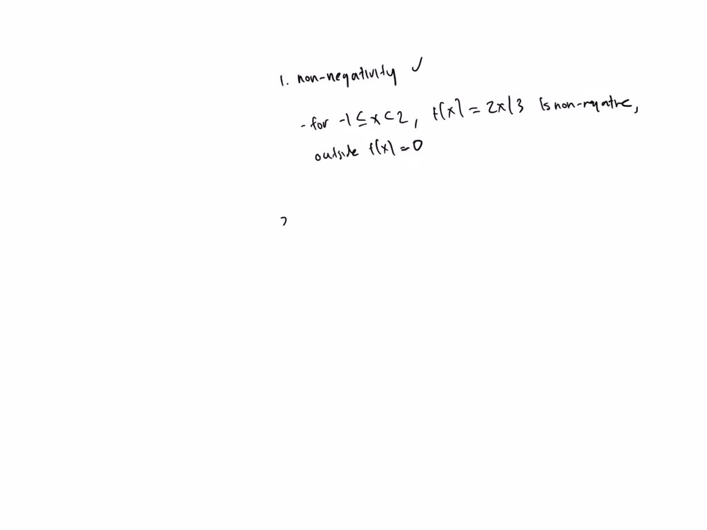 SOLVED: The density function of a random variable 𝑋 is given as 𝑓(𝑥) = 𝑎/𝑥^3, 15