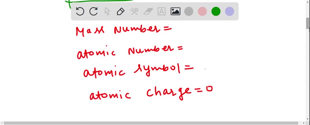 SOLVED: Label the parts of the following atomic symbol. Mass Number ...