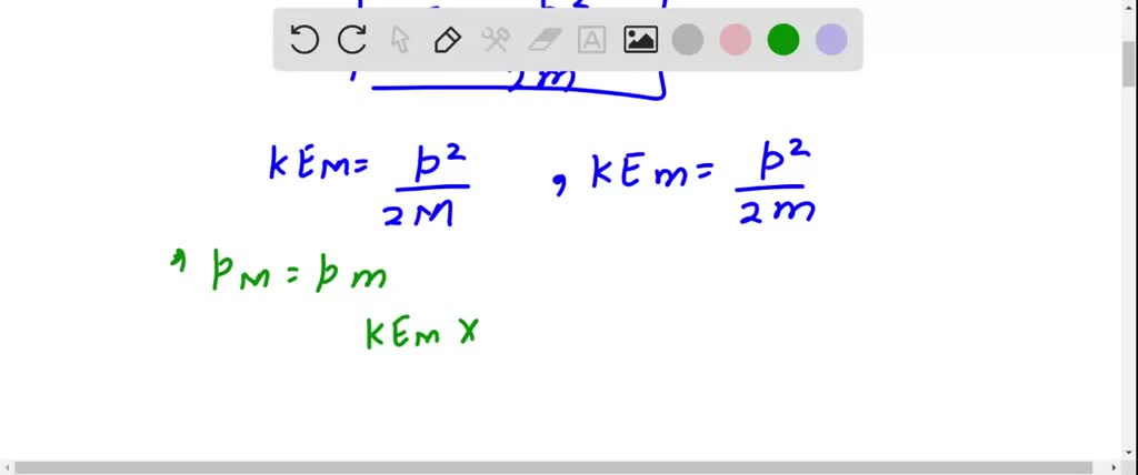 SOLVED: 1. If two objects have the same momentum, but different masses, which of these is ...