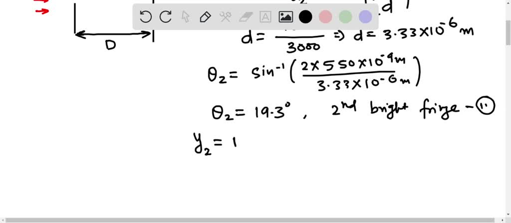 Solved 3 550 Nm Light Passes Through A Diffraction Grating With 3000 Lines Per Centimeter The