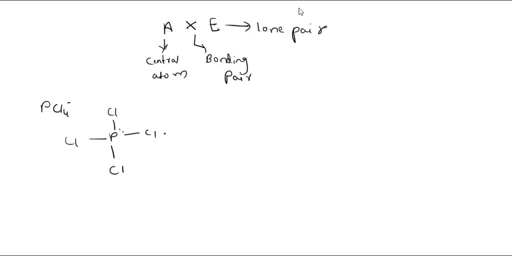 SOLVED: What is the "AXE" description of the phosphorus tetrachloride ...