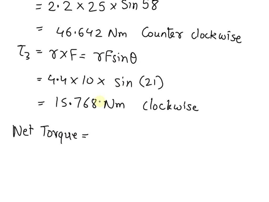 SOLVED: Physics 101/1ZI Homework #9 - Chapter 10 Due - Calculate the net torque (magnitude and ...