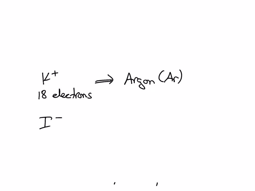 SOLVED: Potassium iodide (ki) exhibits predominantly ionic bonding. the ...