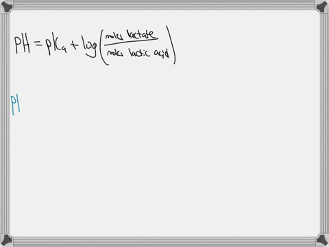 calculate the ph of buffer solution prepared by mixing 75 ml of 10 m lactic acid and 25 ml of ...