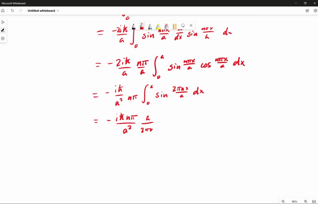Solved The Normalized Wavefunctions Ofa Particle In A 1 D Box With