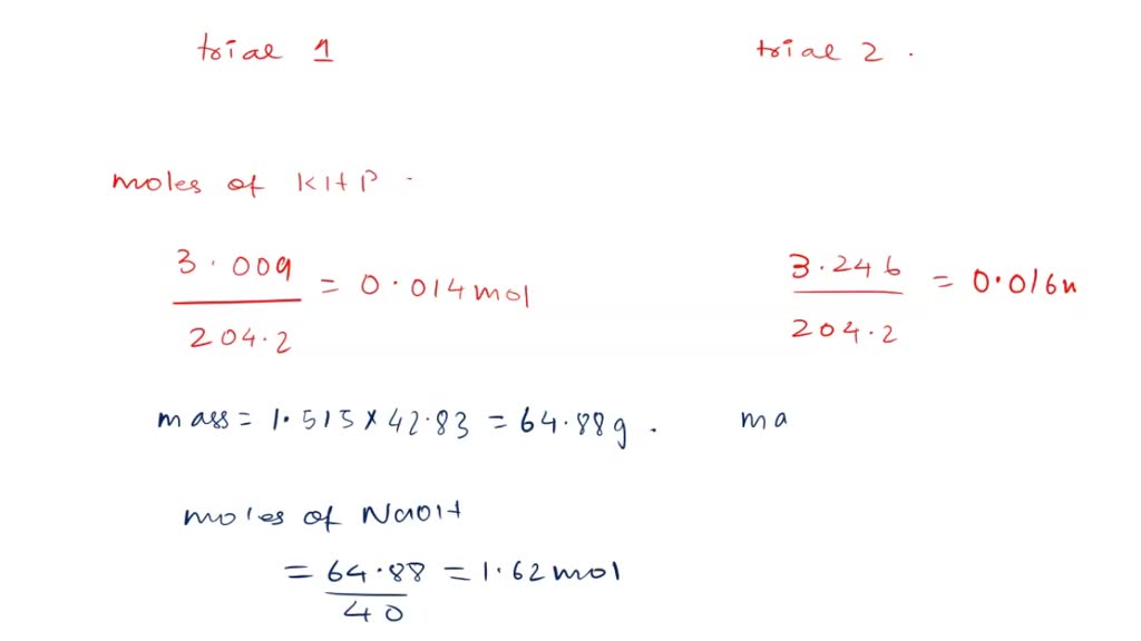 Solved Lab 11 Standardization Of Naoh And Titration Of H₂so₄ Name