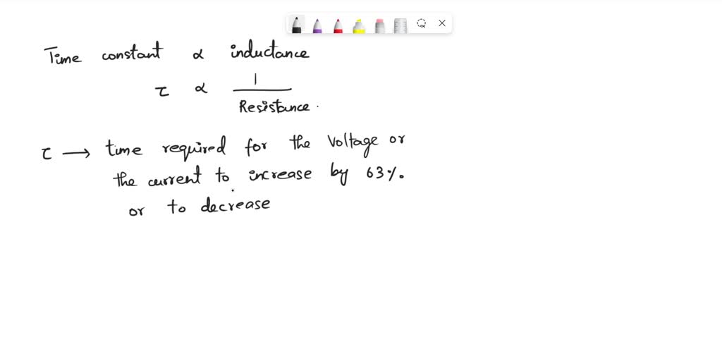 Solved A 10 Mh Inductor Is Connected In Series With A 0 Ohm Resistor Switch And 6 Volt