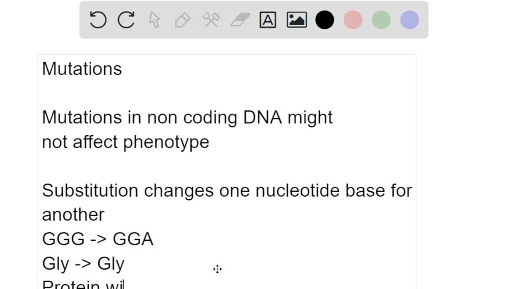 SOLVED: How can a mutation in DNA occur without having any affect on ...