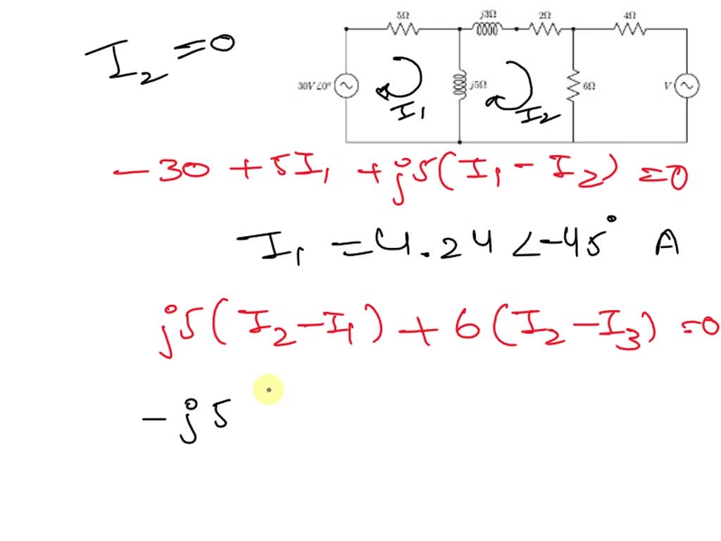 Solved Using Mesh Current Analysis Determine The Voltage V Which 2375