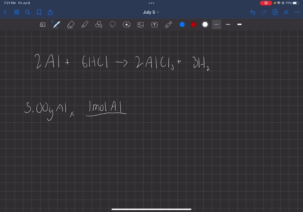 SOLVED: Consider the balanced equation for the reaction of aluminum ...