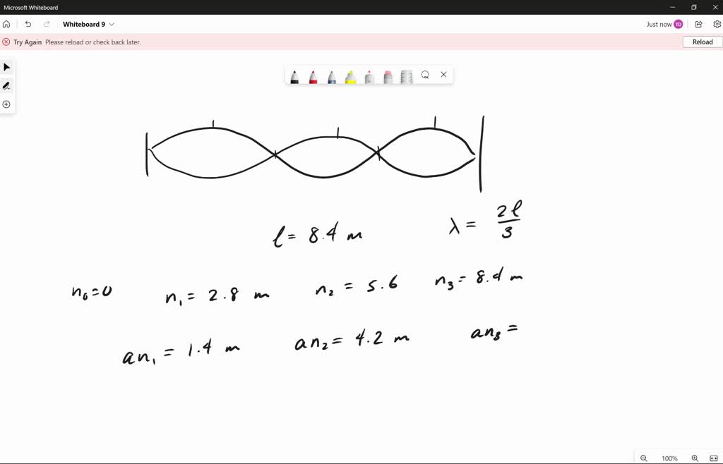 SOLVED: stretched string fixed at each end has mass of 35.0 g ad length of 7.20 m. The tension ...