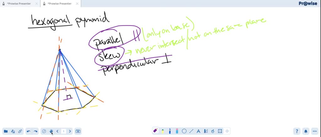 SOLVED: 1. Which of the following types of lines can be illustrated using edges of a right ...