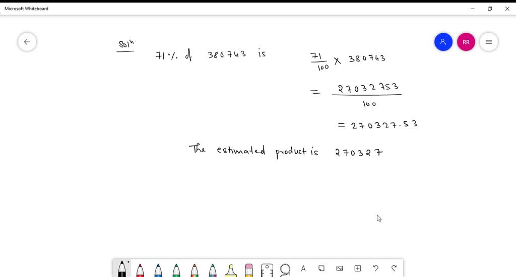 SOLVED: Estimate the product by rounding the numbers so that the resulting arithmetic can easily ...