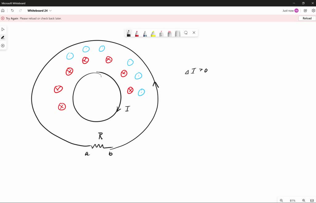 SOLVED: In the figure on the right; the inner loop carries clockwise current that is increasing ...