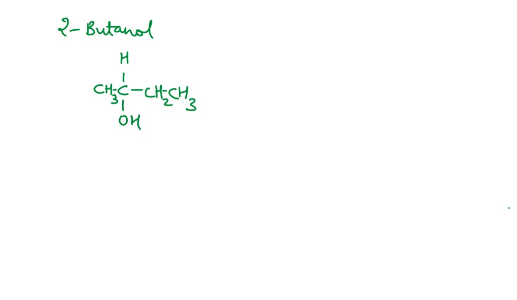 SOLVED: Q14.2 - Butanol is optically active because it contains: - a ...