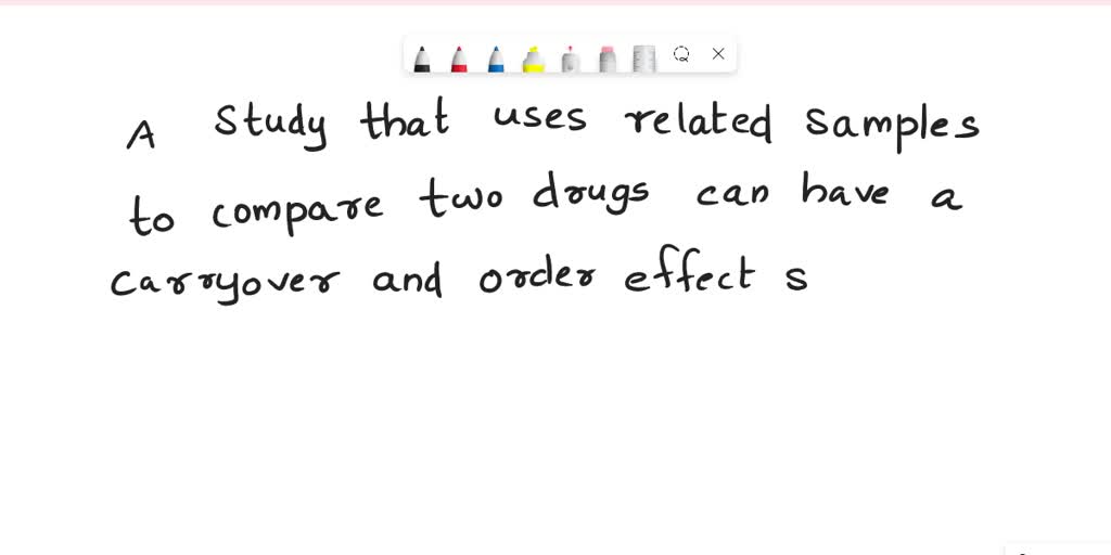 SOLVED: Advantages and disadvantages of the related-samples design Aa ...