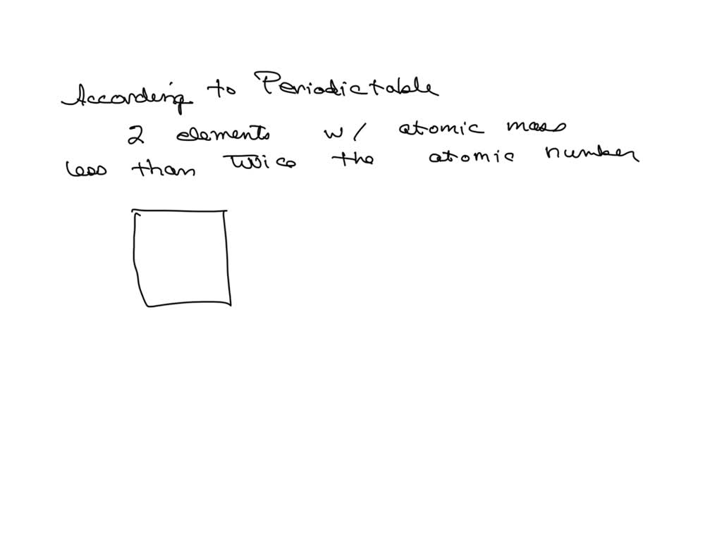 SOLVED: Compare According to the periodic table, which two elements ...