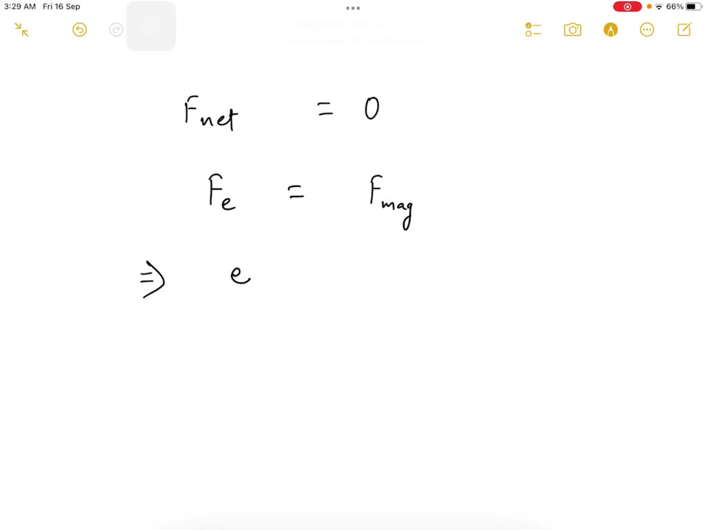 SOLVED: A beam of electrons is undeflected when it passes ...
