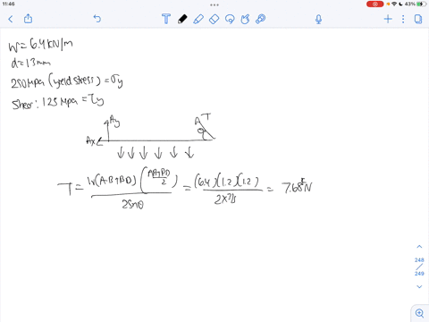 The horizontal link B C is (1)/(4) in. thick, has a width...