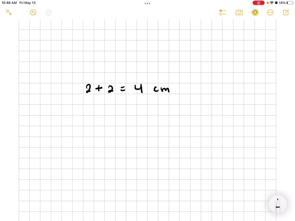 SOLVED: Two cubes of edge length 2cm are placed side by side. What is ...