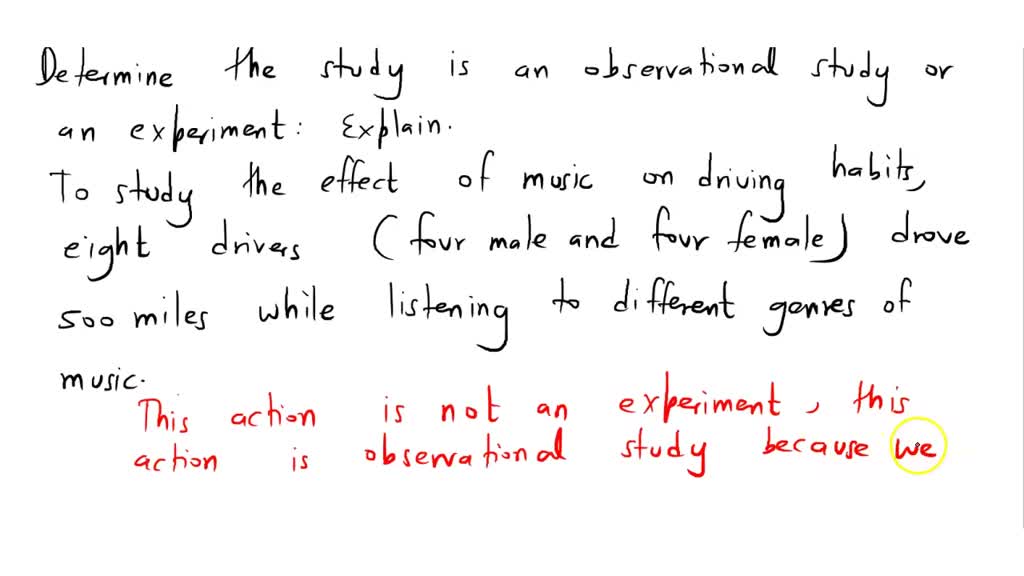 Determine whether the study is an observational study or an experiment. Explain. To study the ...