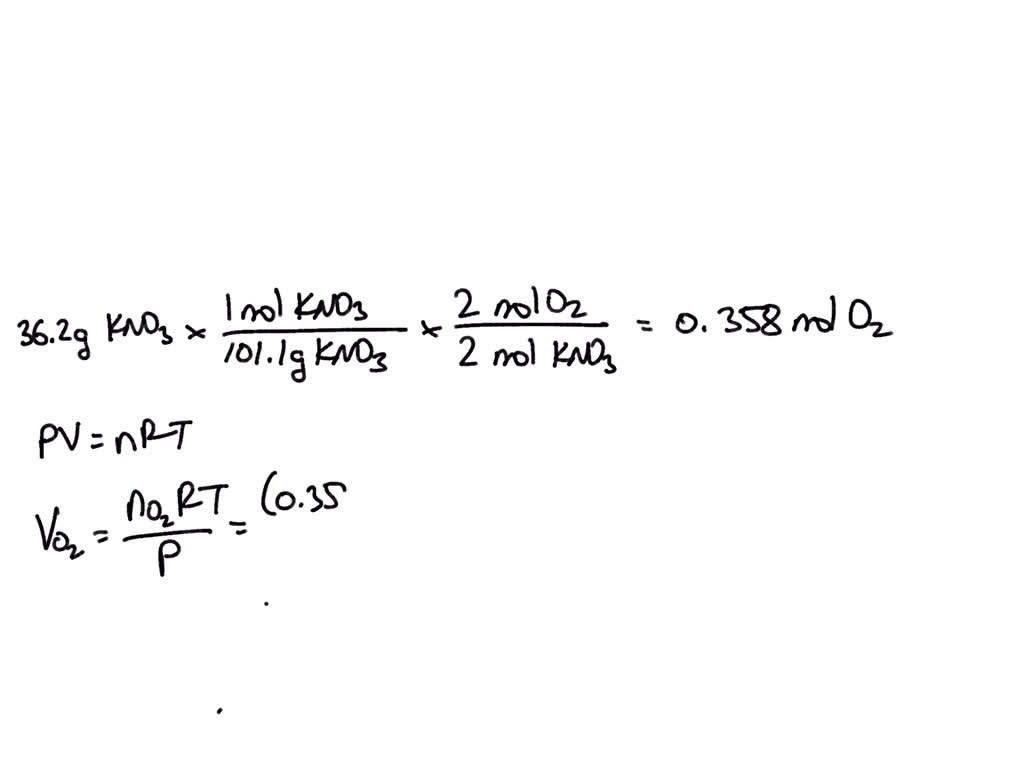 SOLVED: common laboratory preparation for Oz gas involves the thermal ...