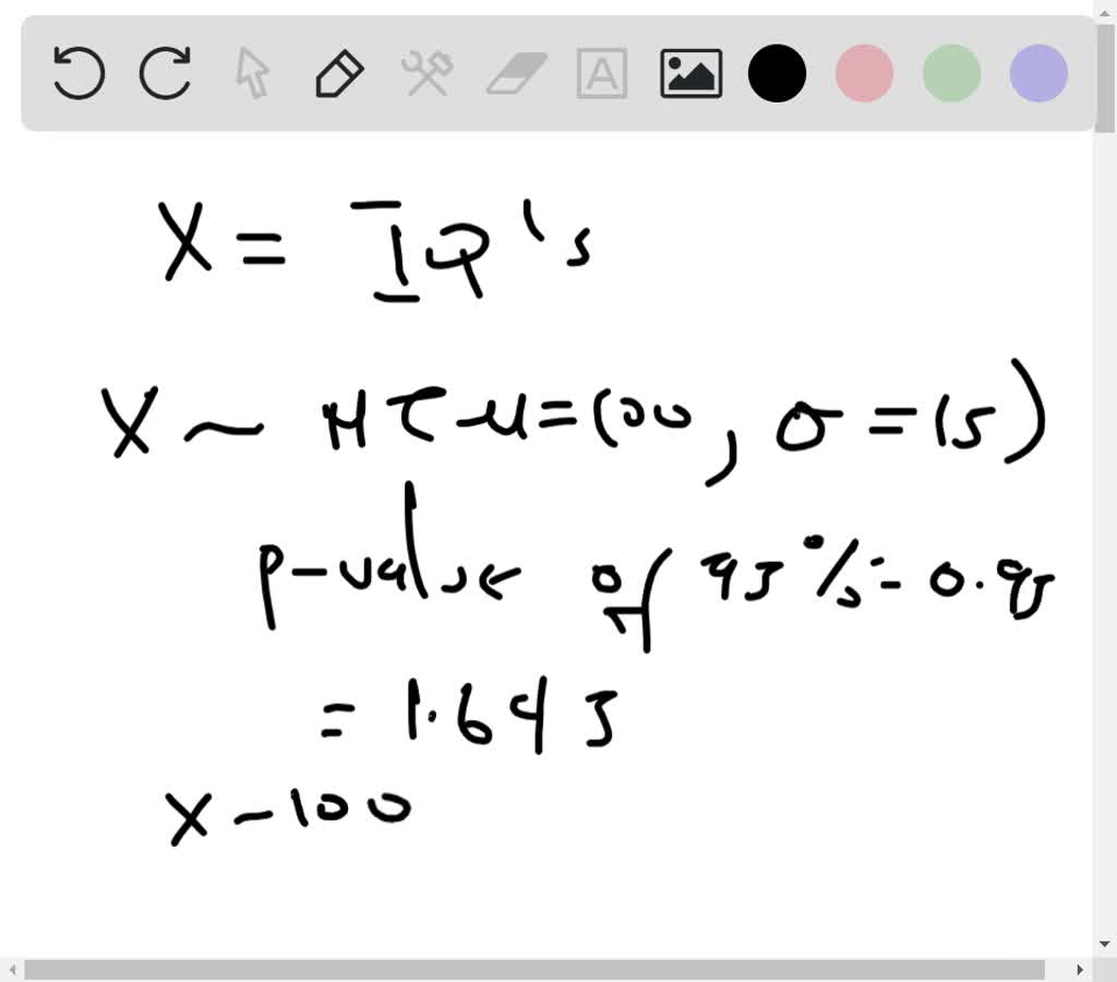 SOLVED: The most common intelligence quotient (IQ) scale is normally ...